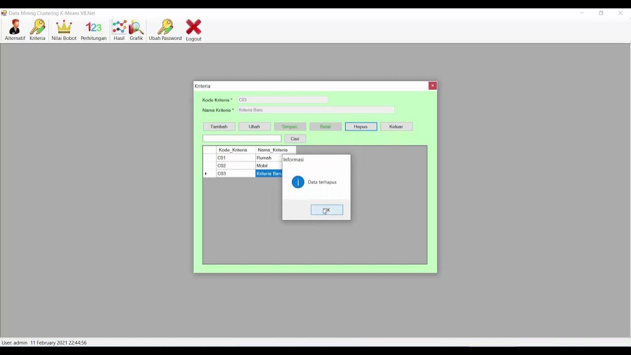 Source Code Data Mining Clustering Metode K-Means VB.Net - YouTube