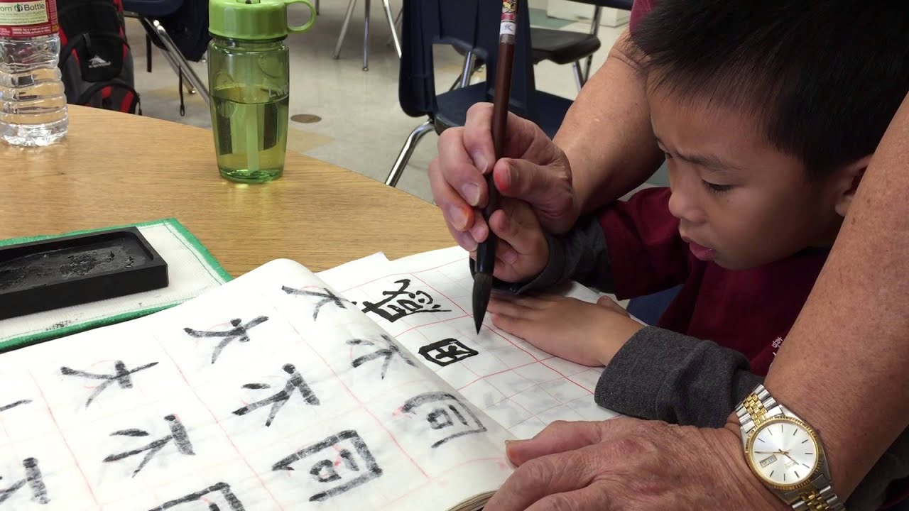 Chinese Calligraphy Lesson (part 1 of 2) - YouTube