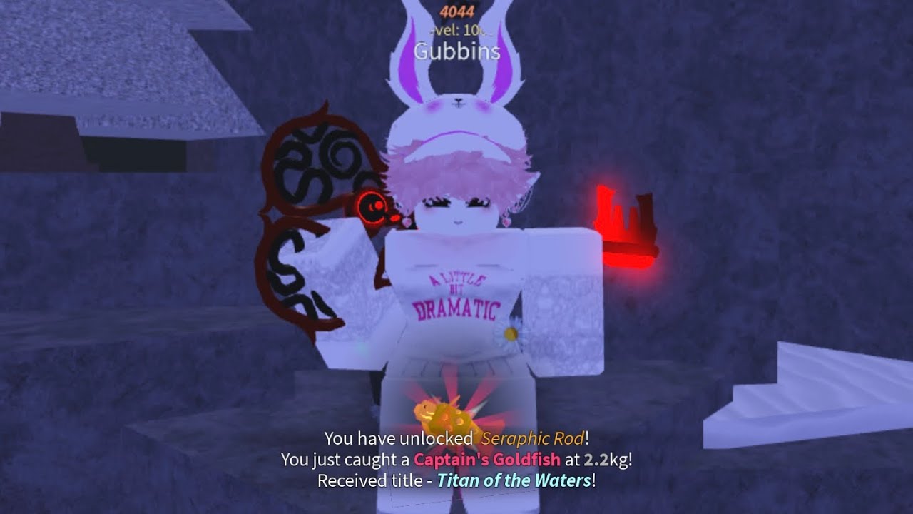Reaching Lvl 1000 & Unlocking The (Seraphic Rod)-Fisch - YouTube