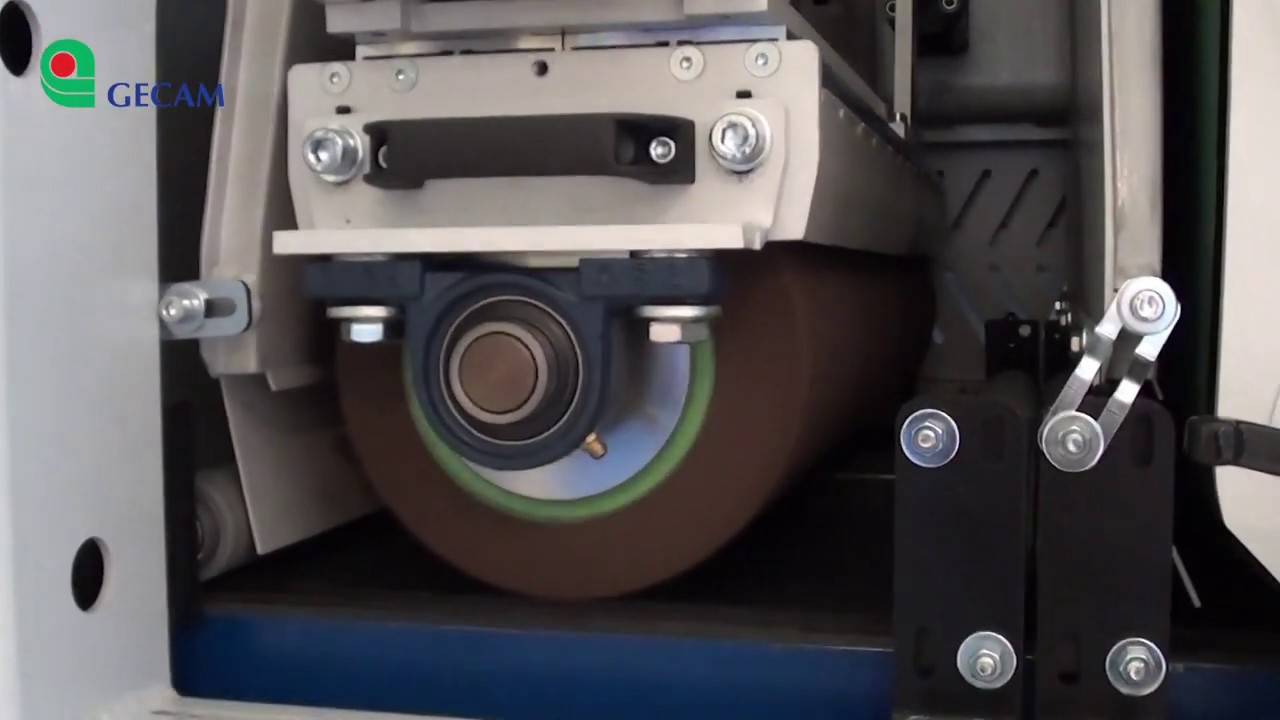 Gecam deburring and grinding machine G6 RTB - YouTube