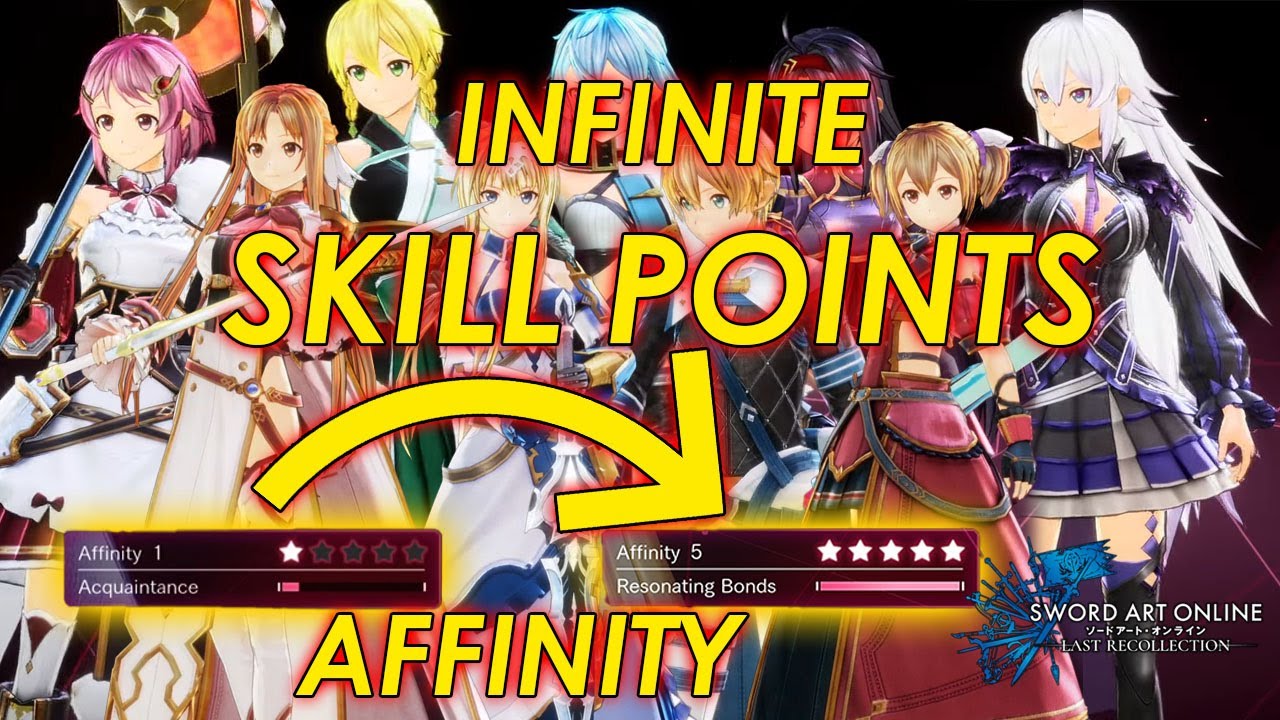 Gain infinite Skill Points and Affinity - within seconds - Guide Sword ...