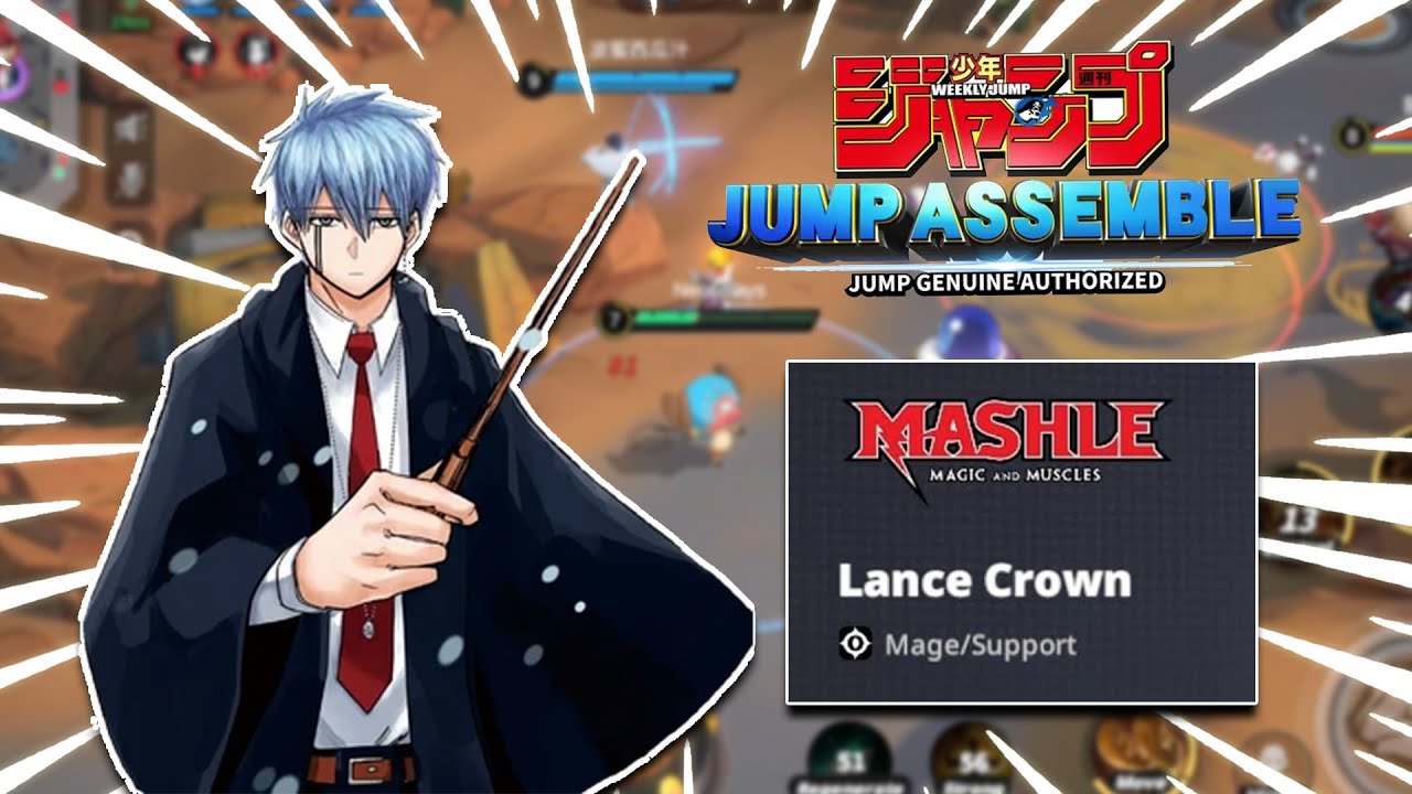 Jump Assemble: Lance Crown (Mage/Support) Gameplay No Commentary - YouTube