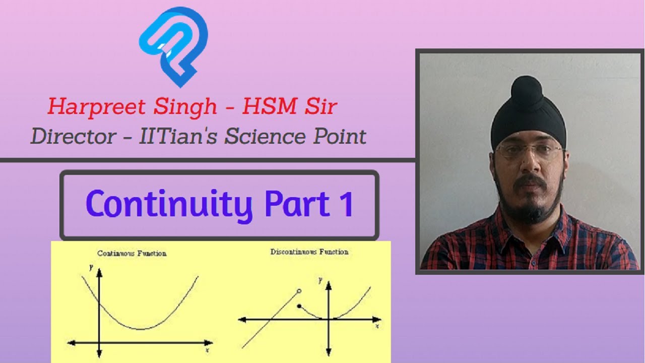 Continuity Part 1 | Definition of Continuity of Function | JEE Mains ...