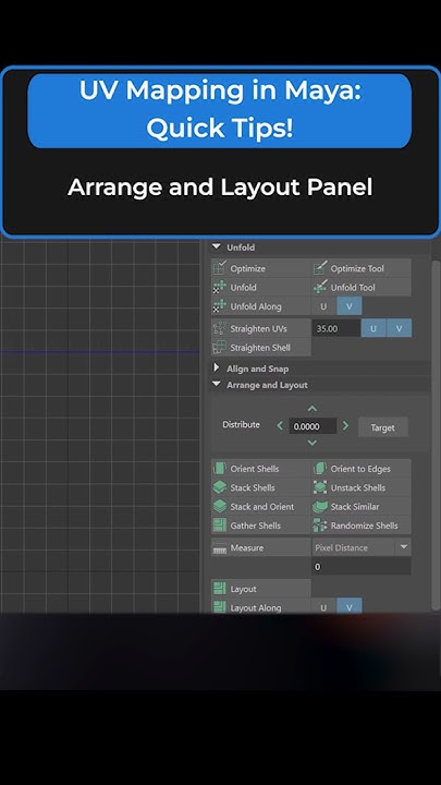 Maya Quick Tip: Optimize UV Space by Stacking Shells #3dmodeling #autodeskmaya #gamedev - YouTube
