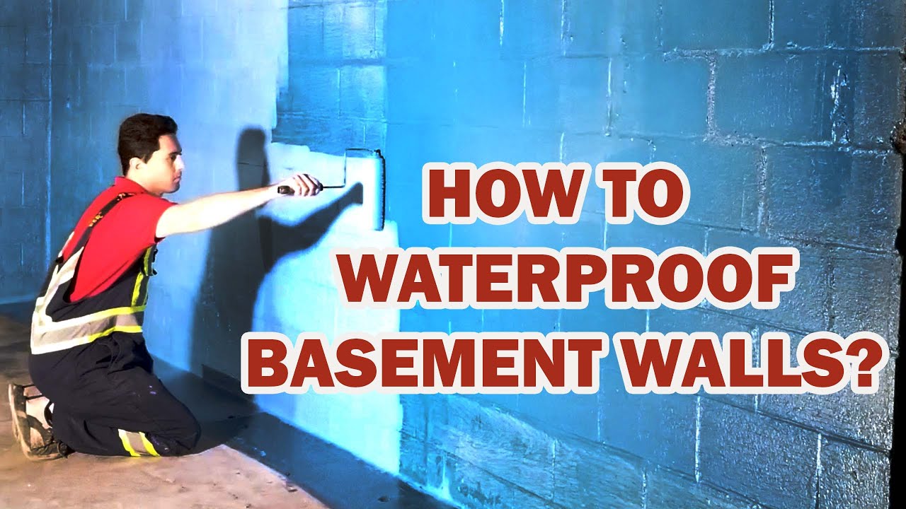 How to waterproof basement walls? - YouTube
