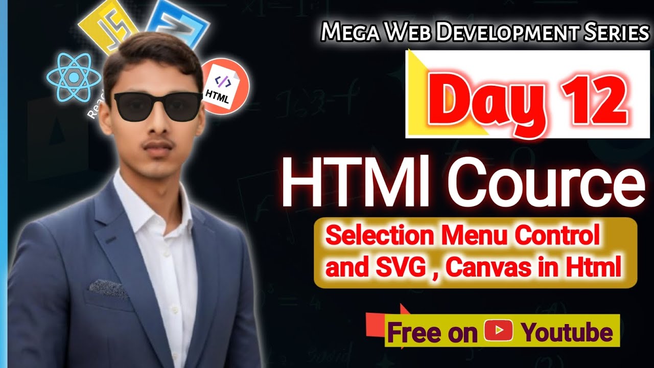 Selection Menu Control in Html l Mega Web Development Series l Day 12 - YouTube