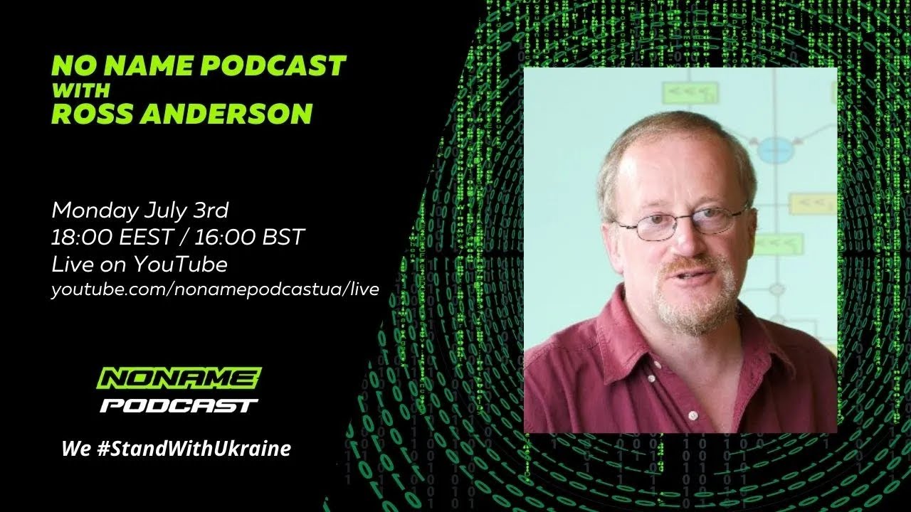 No Name Podcast with Ross Anderson - YouTube