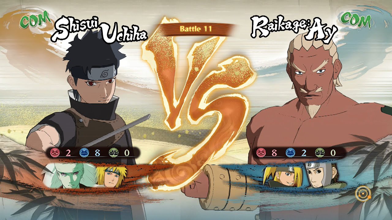 Naruto Shippuden: Ultimate Ninja Storm 4, Shisui/Madara/Minato VS Ay ...