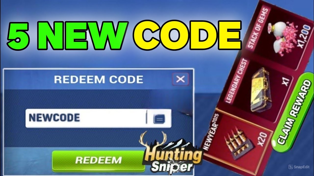 *NEW* HUNTING SNIPER CODES 2025/ MARCH HUNTING SNIPER REDEEM CODES - YouTube