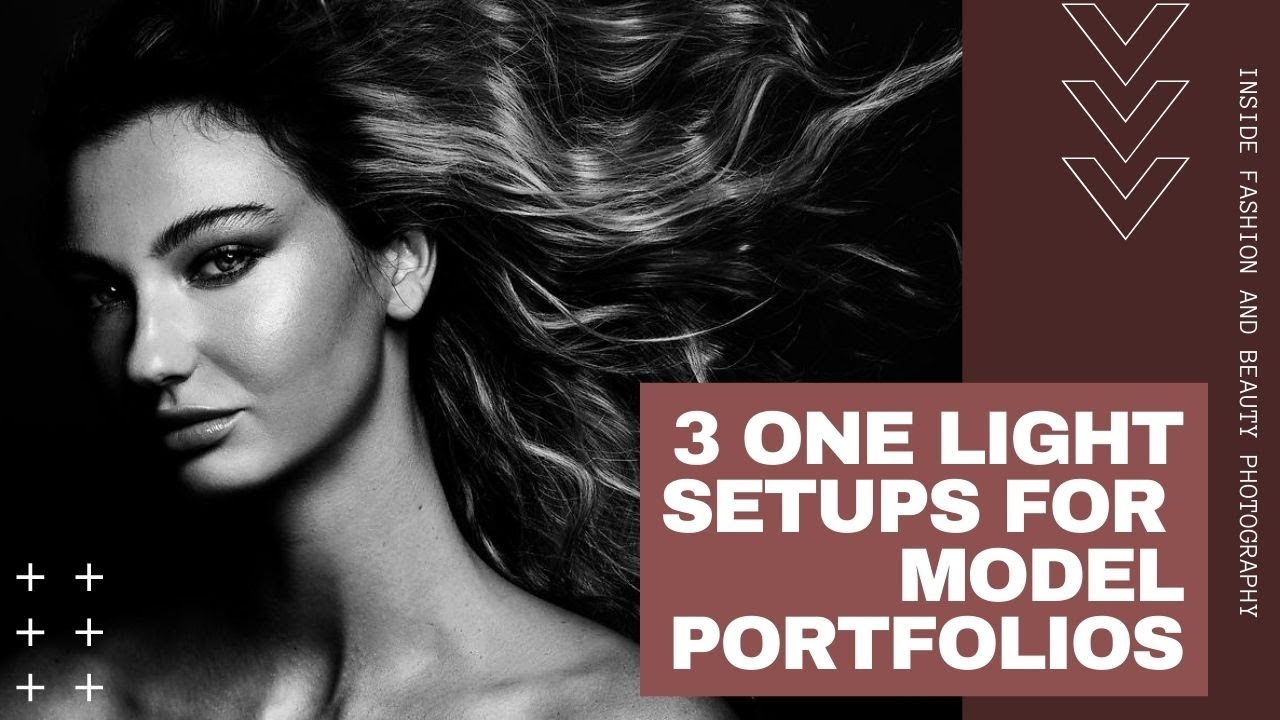 Model Portfolio and Model Comp Card Lighting Setups with Just One Light ...
