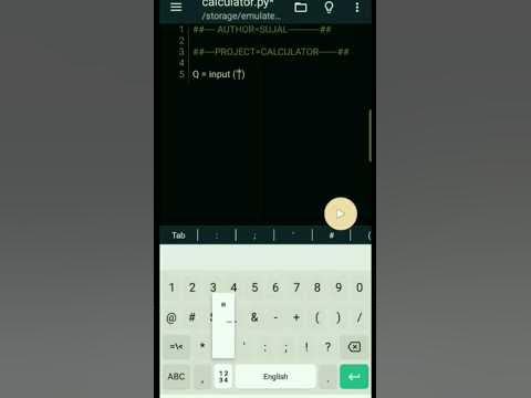 Calculator || python project || python calculator || python programming || calculator using ...