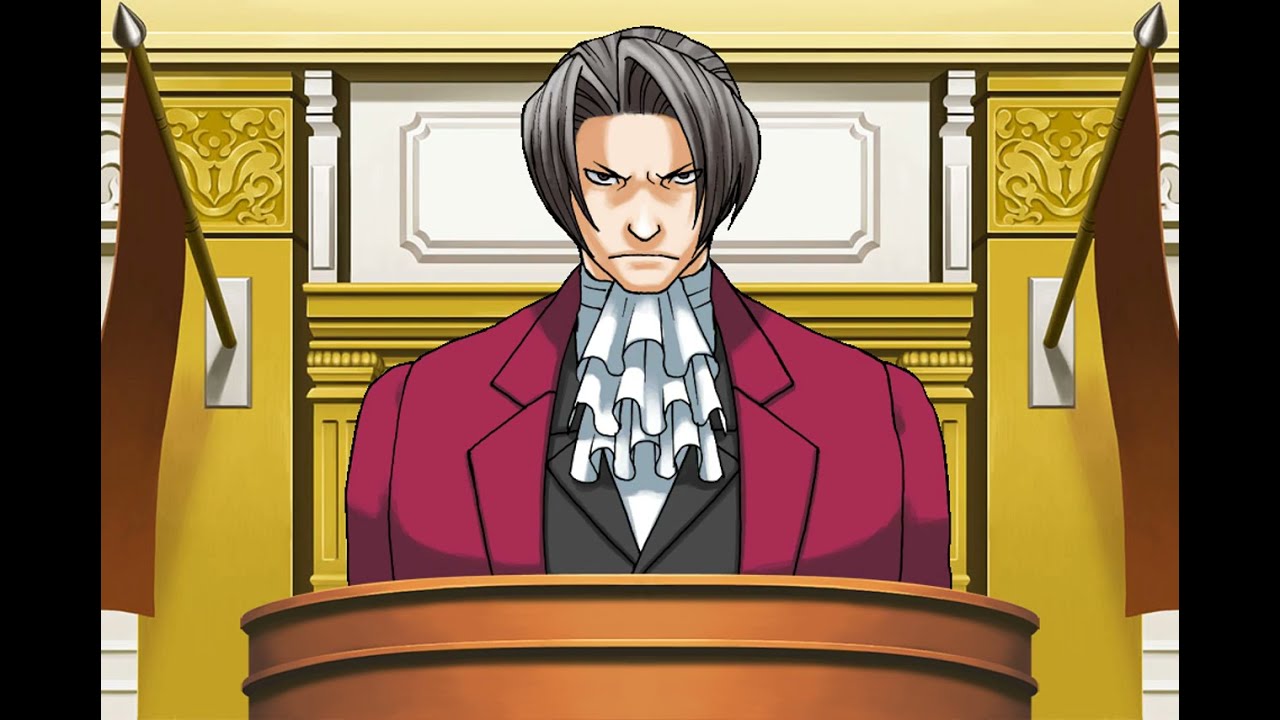 Edgeworth's Black Psyche Locks [objection.lol] - YouTube