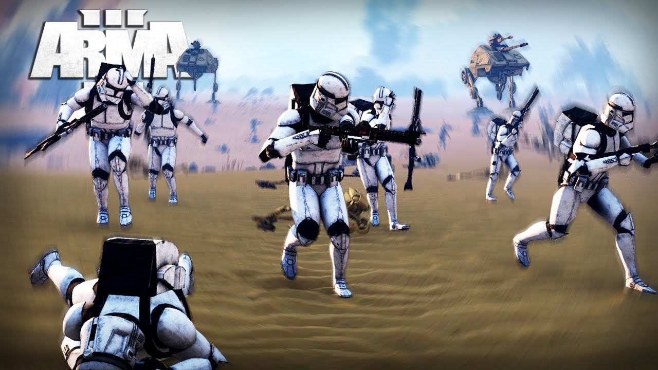 100 Player Desert Clone Invasion - Arma 3 Star Wars - YouTube