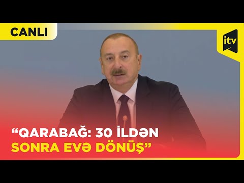 Prezident ADA Universitetində Qarabağ mövzusunda Forumda çıxış edir
