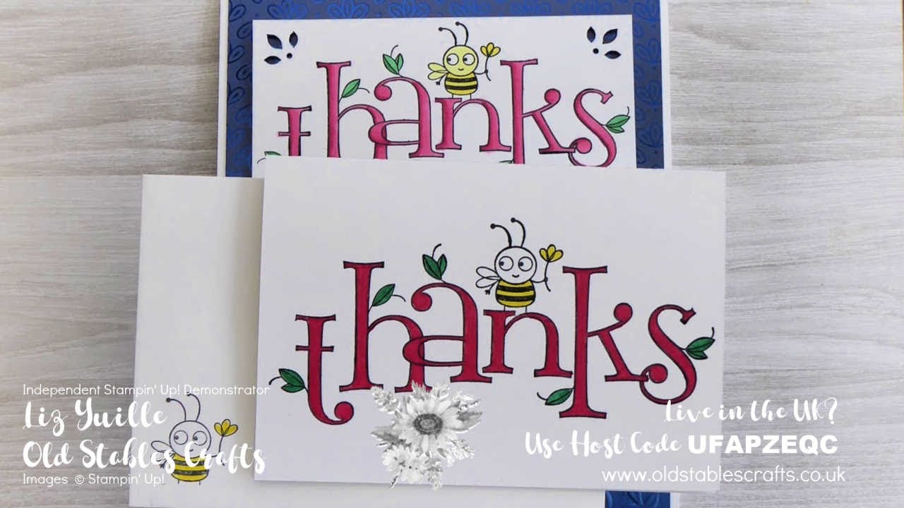 #SimpleStamping Saturday Bee Thankful - YouTube