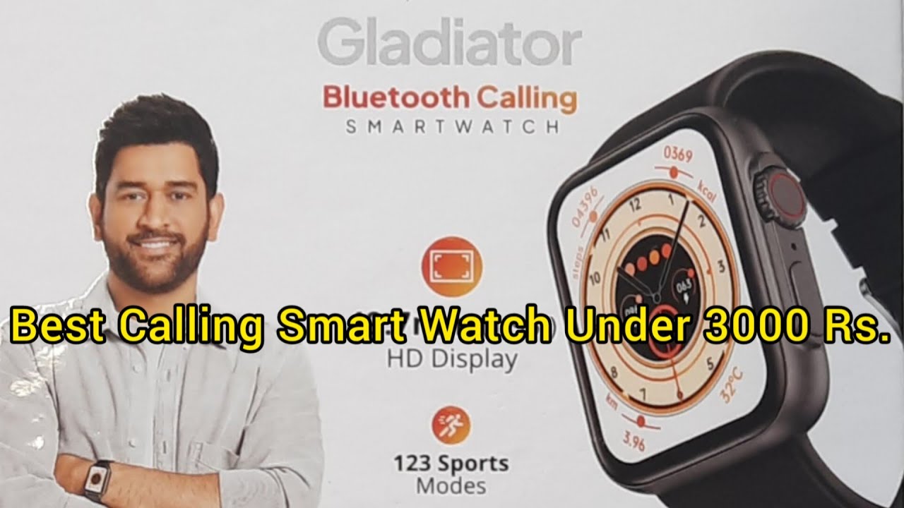 Best Calling Smart Watch Fire Bolt Gladiator Unboxing & Reviews. - YouTube