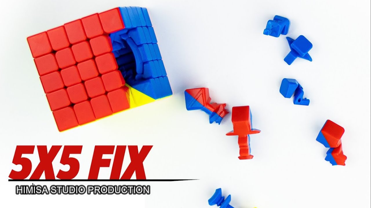 How To Fix a Broken 5x5 Rubic Cube - YouTube