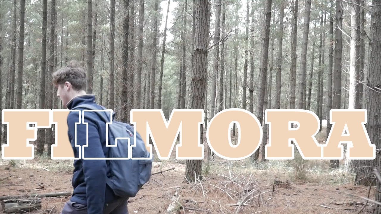 Filmor Tutorial Video Behind Text - YouTube