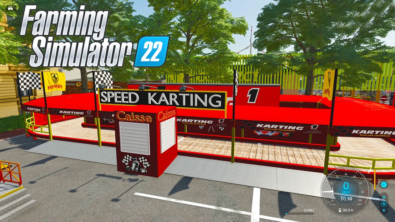 NUEVA ZONA DE KARTING | 🏡 FARMING 22 - YouTube