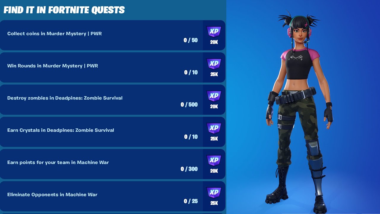 *ALL* Find it in Fortnite Quests & Rewards | Fortnite Chapter 4 - YouTube