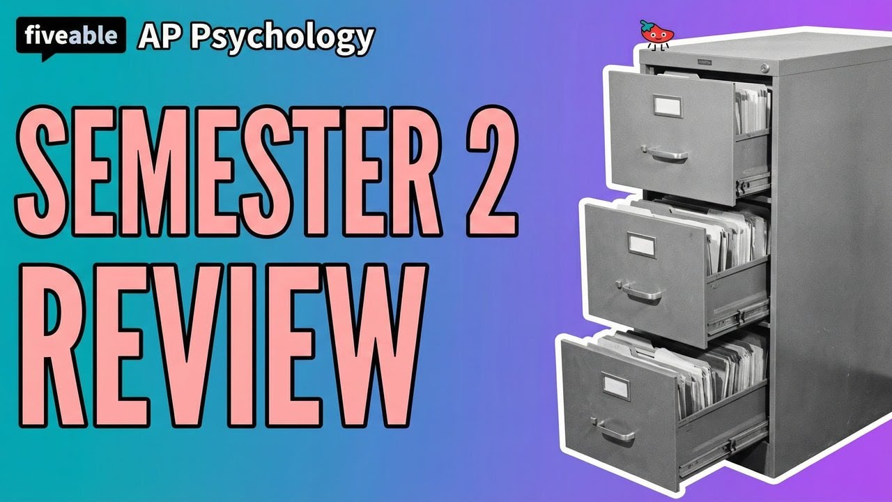 AP Psychology - Semester 2 Review: Cognition to Social Psych | Fiveable ...