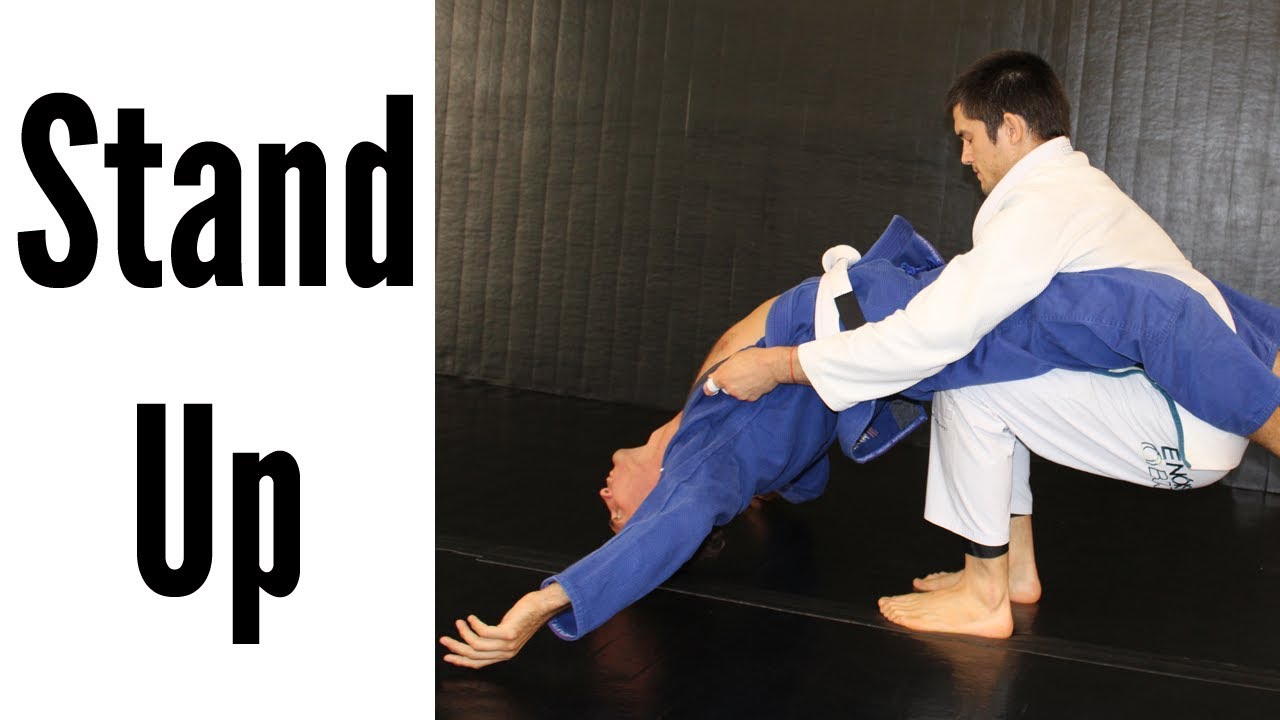 How to Stand Up In Closed Guard for Jiu Jitsu - YouTube