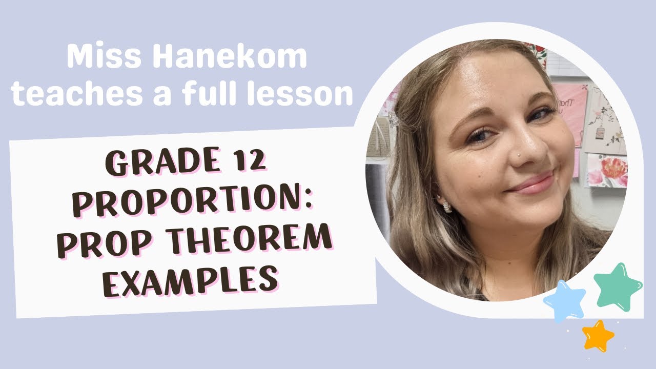 Grade 12 Prop Theorem: Examples - YouTube