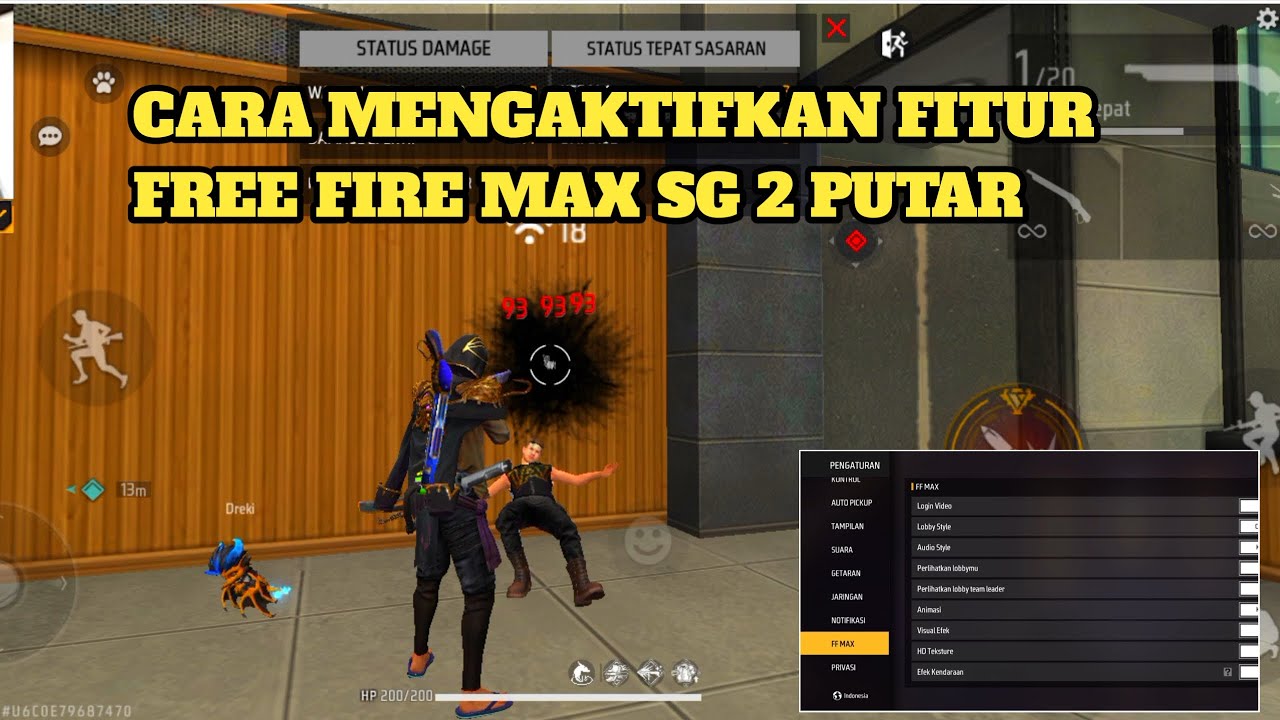 Tutorial SG putar di ff max | kenapa Animasi reload shotgun di ff max ...