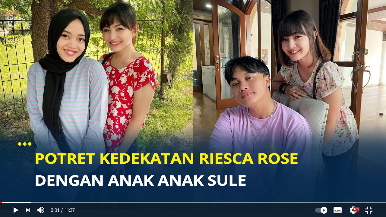 Potret Kedekatan Riesca Rose Dengan Anak Anak Sule - YouTube