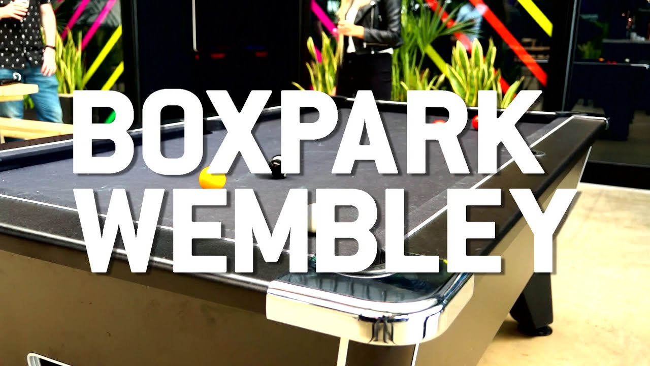 Box Park Wembley - Games Room Installation - YouTube