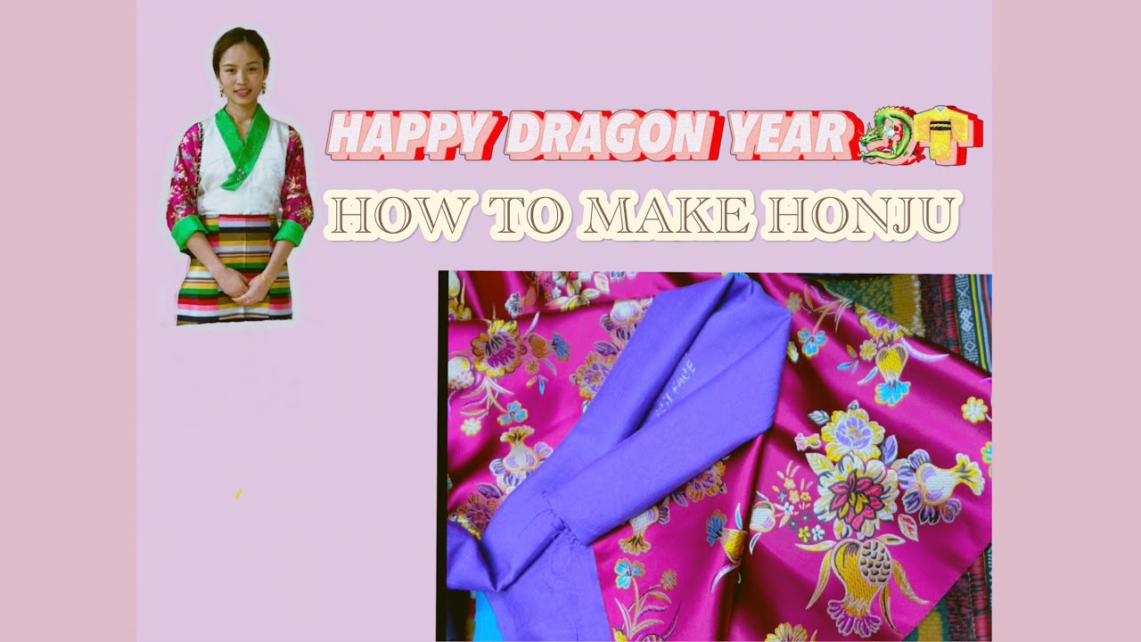HOW TO MAKE HONJU Tibetan dress - YouTube