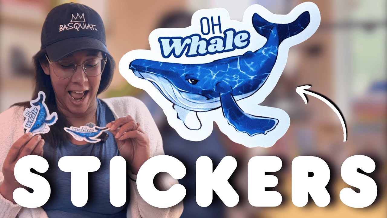 Studio Vlog | Sticker Making Process - YouTube