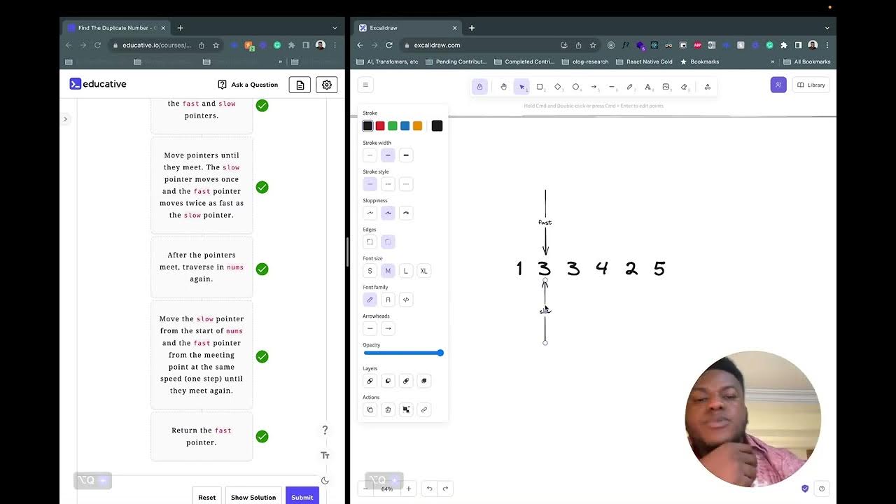 Educative.io Day 8: Find The Duplicate Number | Fast and Slow Pointers - YouTube