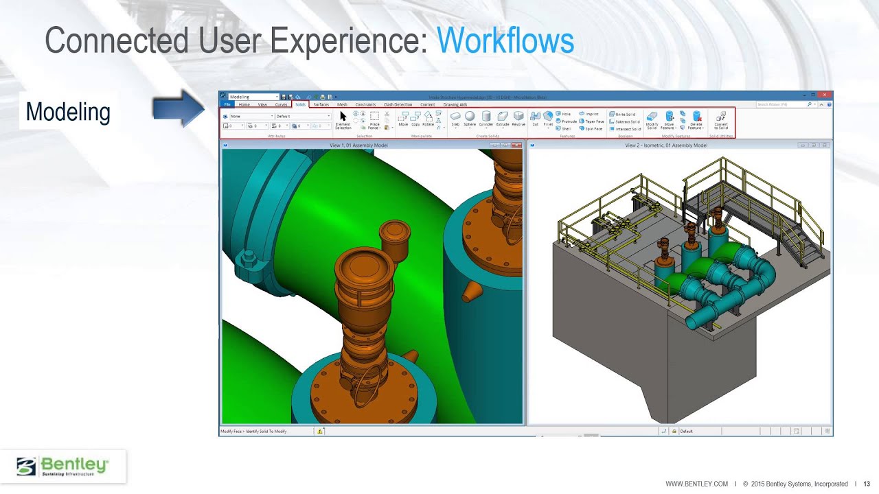 MicroStation CONNECT 에디션 소개 vol 1 - YouTube