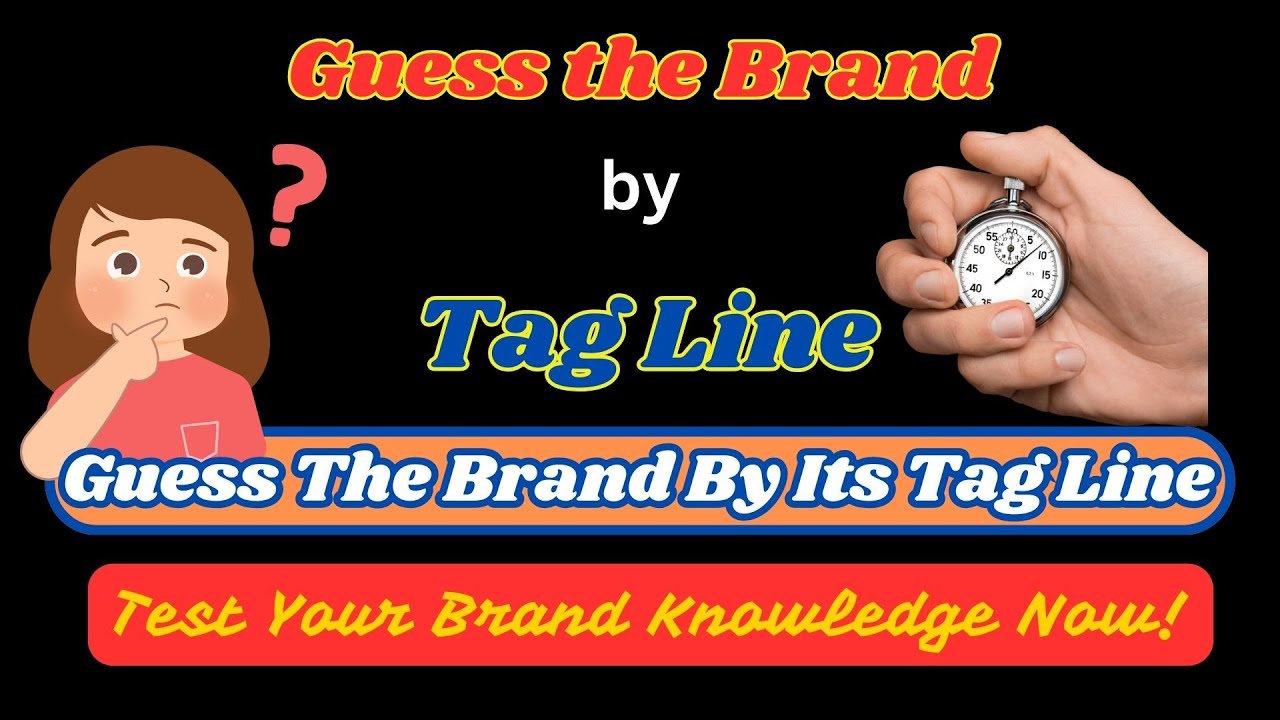 Guess The Brand By Tagline | Tagline Quiz | Quiz Jinni - YouTube