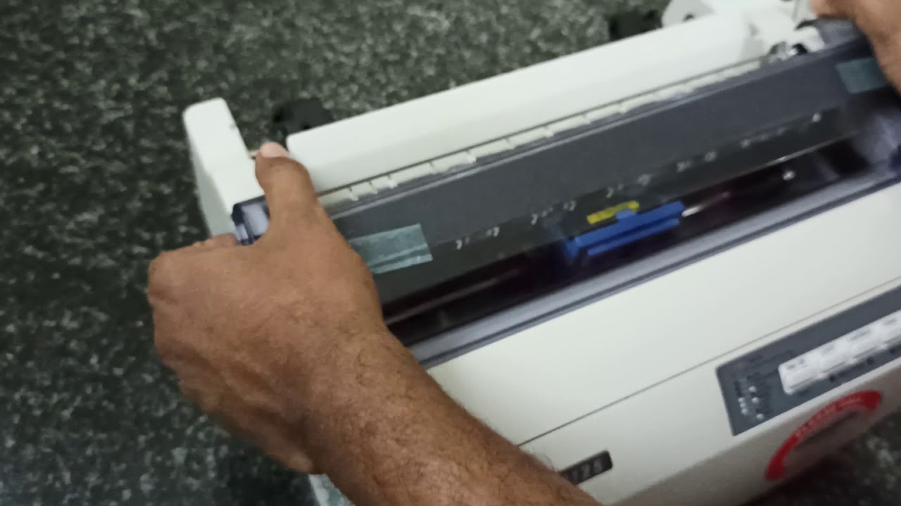 Tally Dascom 1125 Printer Cleaning Method - YouTube