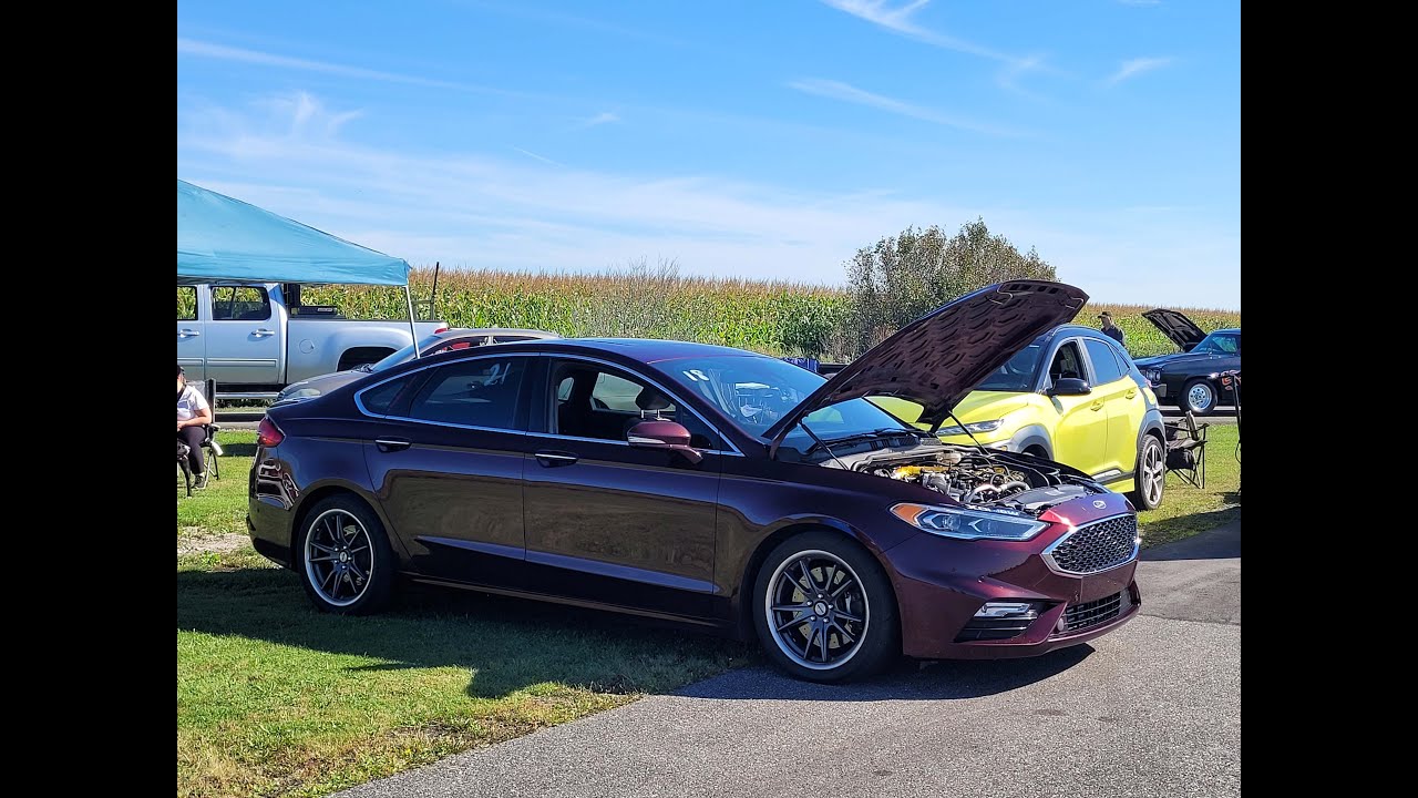 Ford Fusion Sport 11.88 Quarter Mile Drag Racing - YouTube