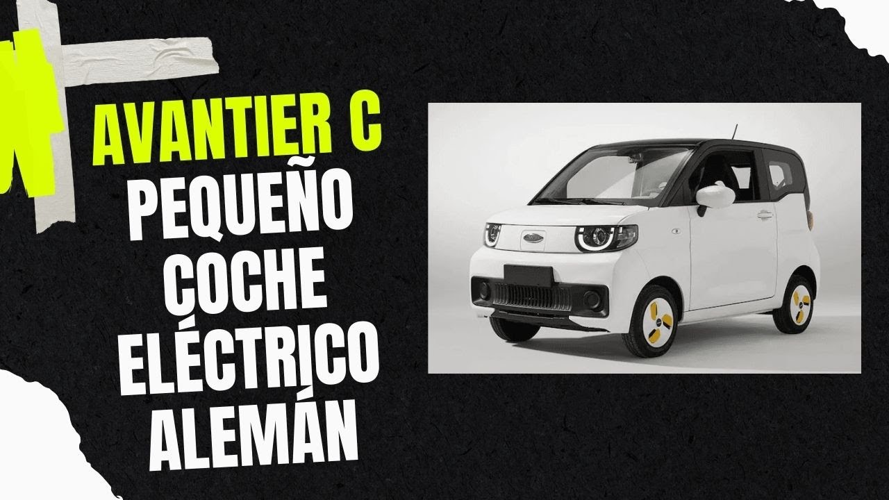 Avantier C pequeño coche eléctrico Alemán - YouTube