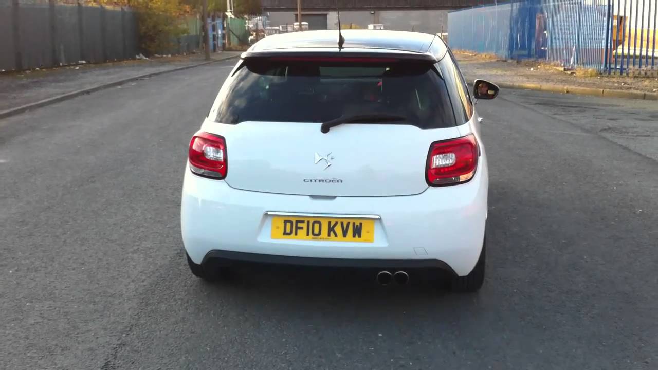 Citroen DS3 Launch - Custom Exhaust - YouTube