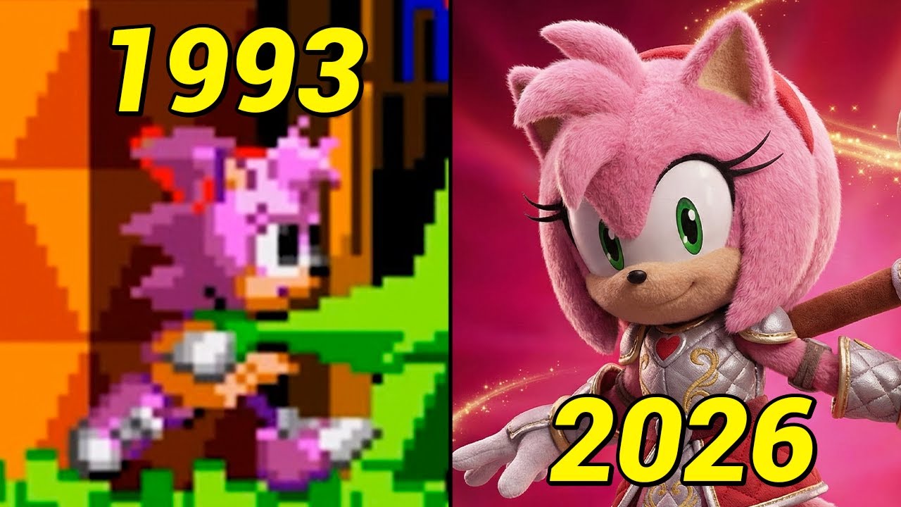 (NEW) Evolution of Amy Rose in Games (1993-2026) - YouTube