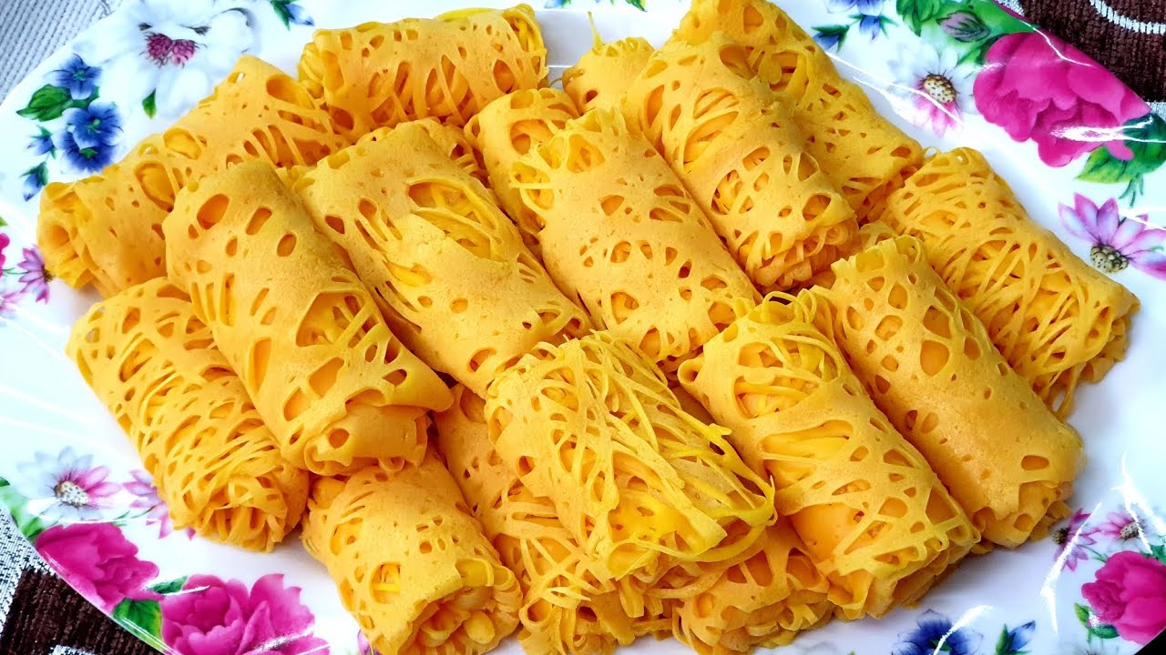 CARA BUAT ROTI JALA!! - YouTube