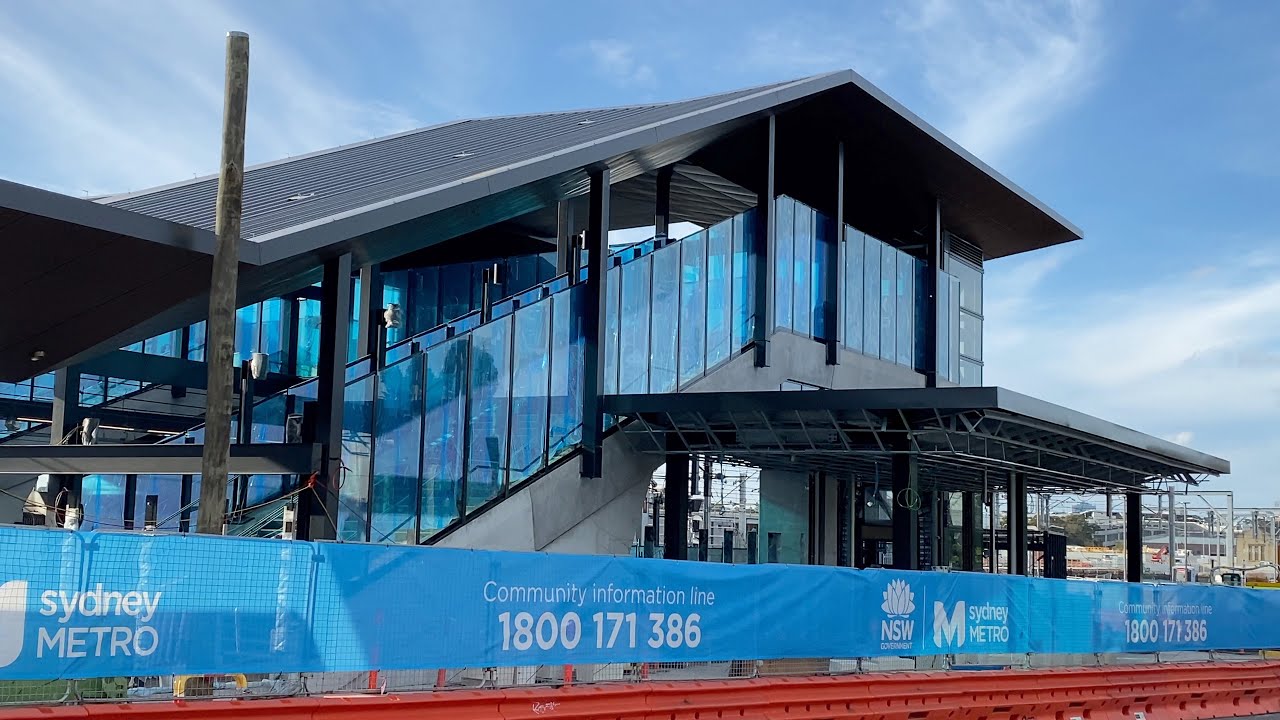 Sydney Metro - Sydenham Station, Marrickville Dive Site & Trains ...