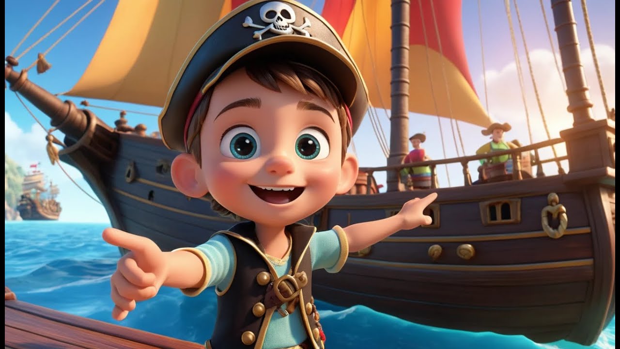 🏴‍☠️ Pirate Ship Voyage to Numbers Island 🏝️⚓ | Fun Counting & Learning ...