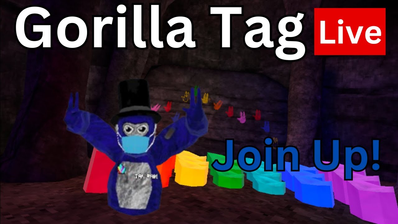 Gorilla Tag Live With Monkes! (Join Please!) - YouTube