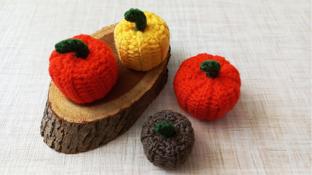 Crochet Pumpkin | How to Crochet a Perfect Pumpkin for Fall Decor - YouTube