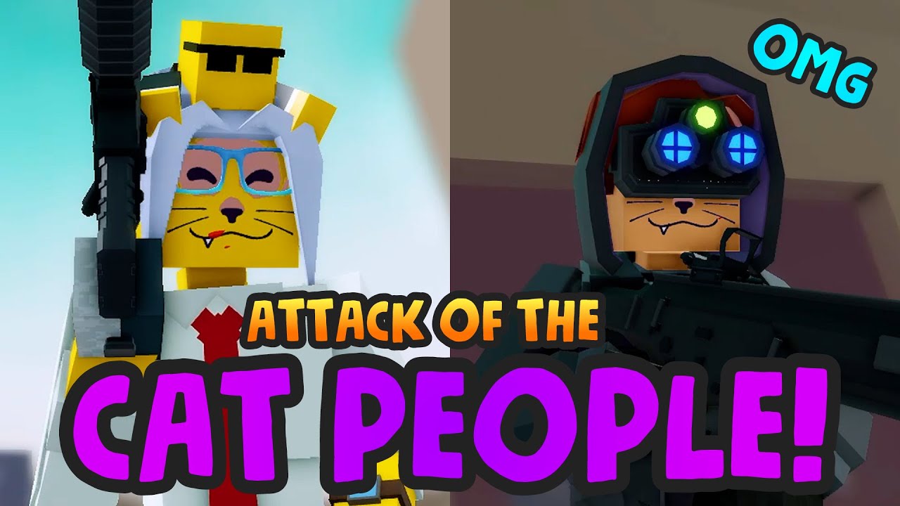 Cat People attacked us in Bad Business!!! (Roblox) on Rocket Facility ...