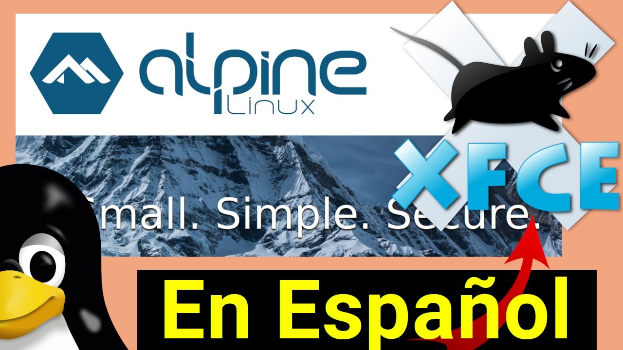 Escritorio XFCE en Español [Alpine Linux 3.17] - YouTube