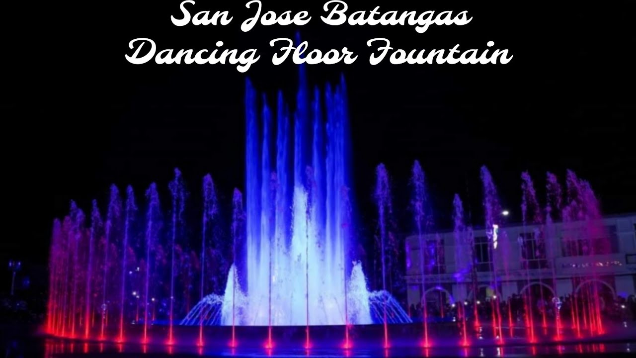 THE BIGGEST DANCING FLOOR FOUNTAIN | SAN JOSE BATANGAS - YouTube