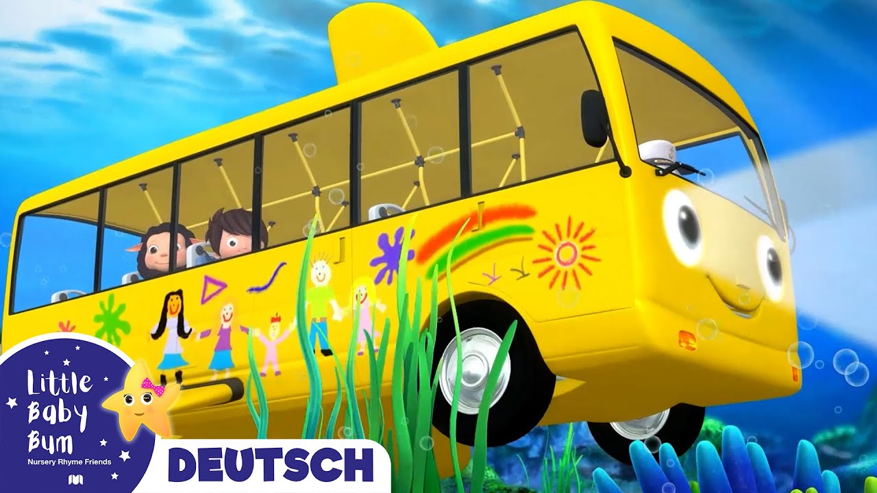 Die Räder vom Bus Unterwasser | Kinderlieder | Little Baby Bum Deutsch ...