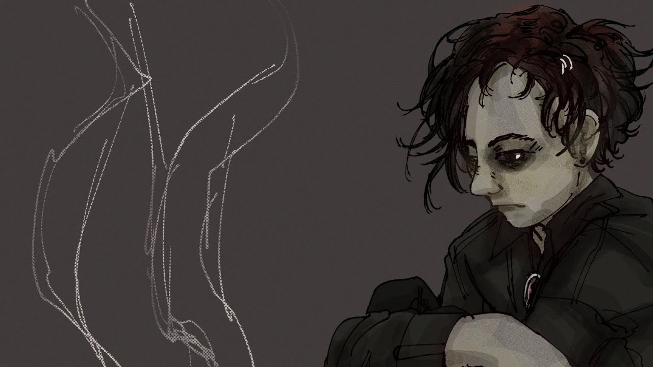 Pete the goth kid (except idk how to draw kids) • speedpaint - YouTube